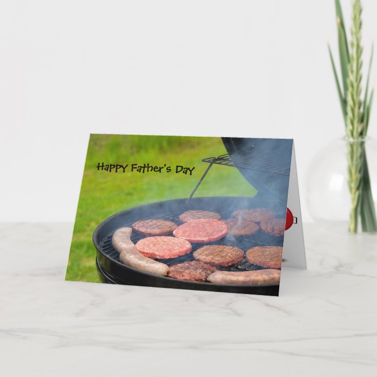 Father's Day Cookout Card | Zazzle