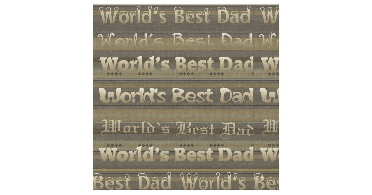 Father's Day Fabric | Zazzle