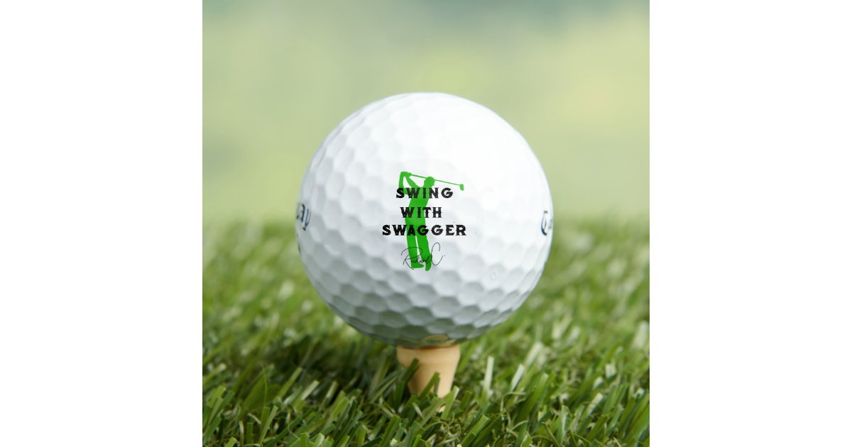 Father's day gift idea, Custom Slogan Callaway Golf Balls | Zazzle