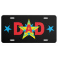 Father's Day Gift - Super Hero Dad License Plate | Zazzle
