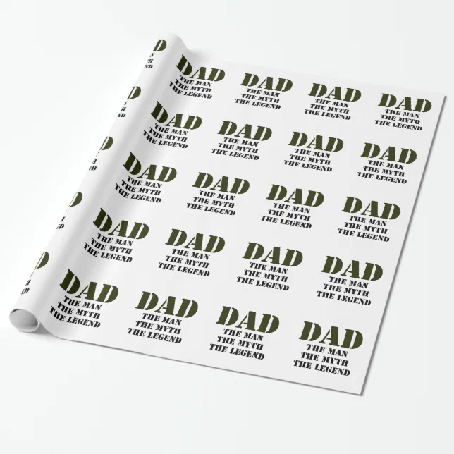 Father's Day Gifts Wrapping Paper | Zazzle