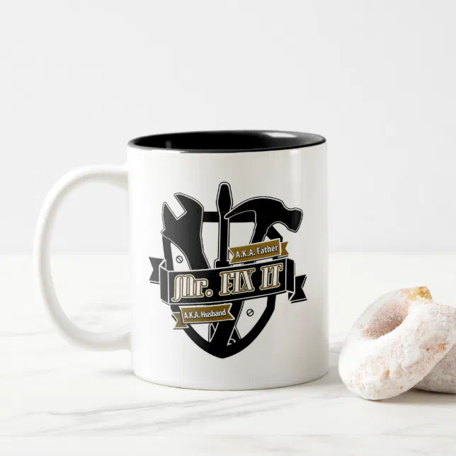 Father's Day - Mr Fix It Father Husband Dad Mug | Zazzle
