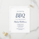 Father's Day New Dad BBQ Simple Bold Typography Invitation Postcard ...