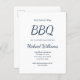 Father's Day New Dad BBQ Simple Bold Typography Invitation Postcard ...