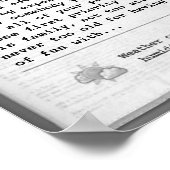 Father's Day Newspaper (customizable) Poster | Zazzle