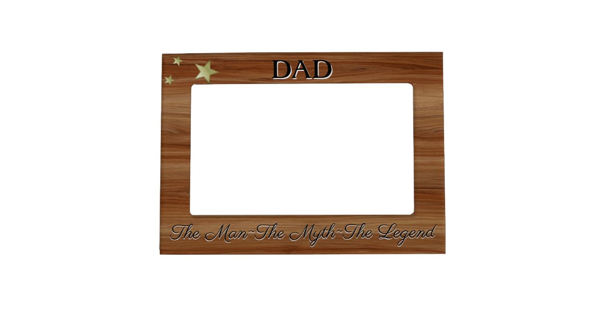 Fathers Day Personalised Dad Photo Frame | Zazzle