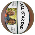 Father's Day Photo Personalized Basketball | Zazzle