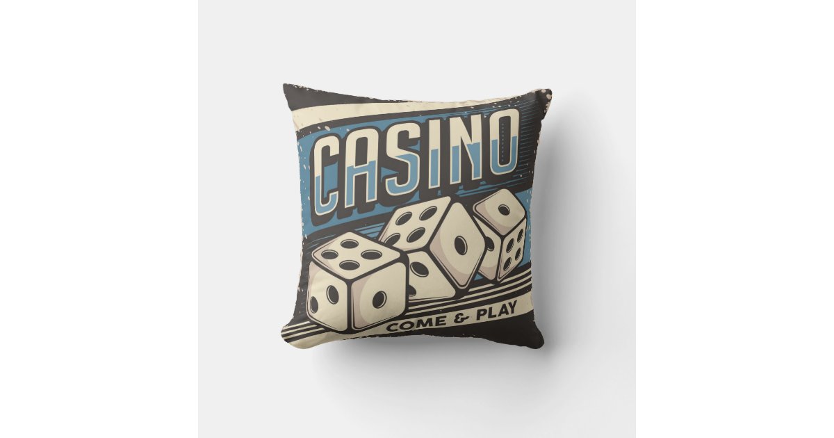Fathers Day Roll the Dice Throw Pillow | Zazzle