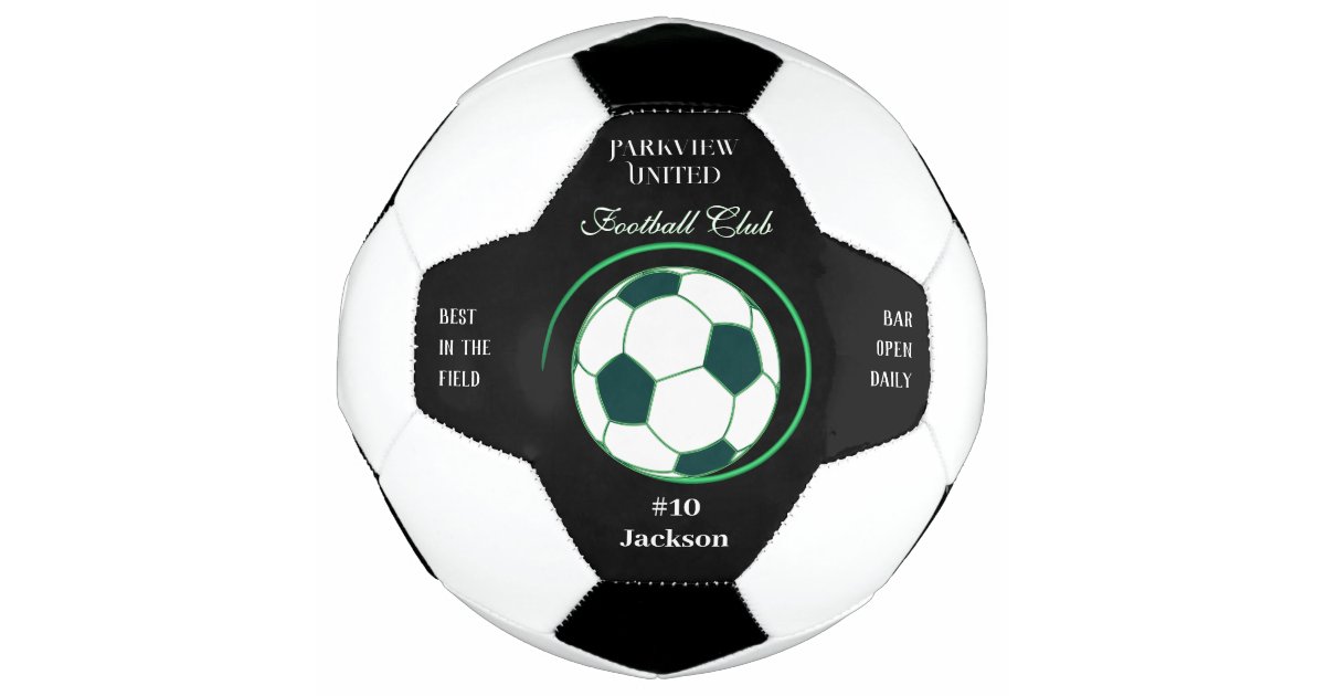 Father's Day Soccer Football Club Soccer Ball | Zazzle