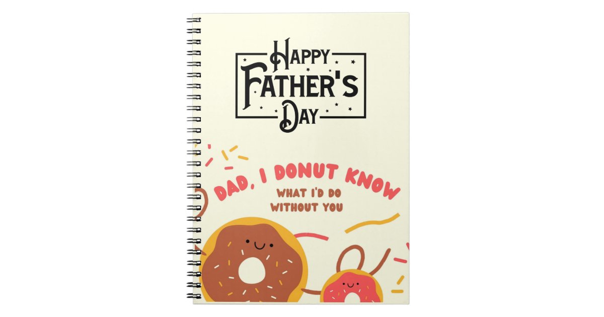 Father's Day Spiral Notebook | Zazzle