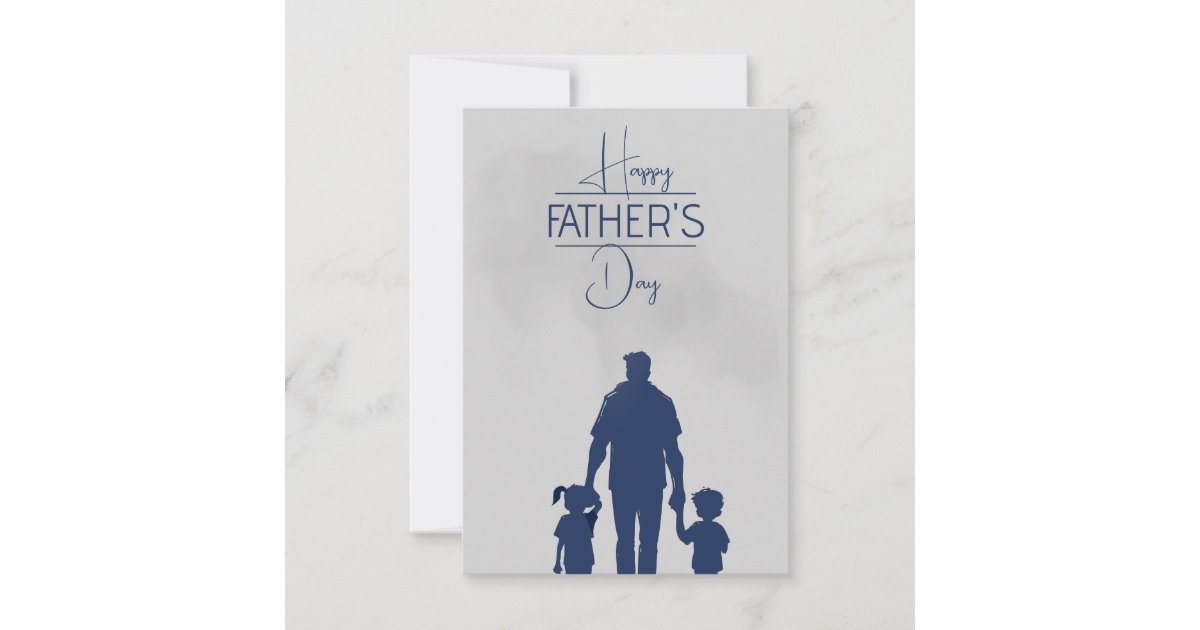 Father's Love: A Heartfelt Father's Day Greetings Thank You Card | Zazzle
