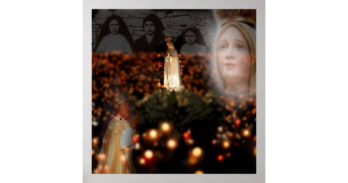 FATIMA COLLAGE POSTER | Zazzle