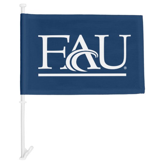 FAU Mark Car Flag | Zazzle.com