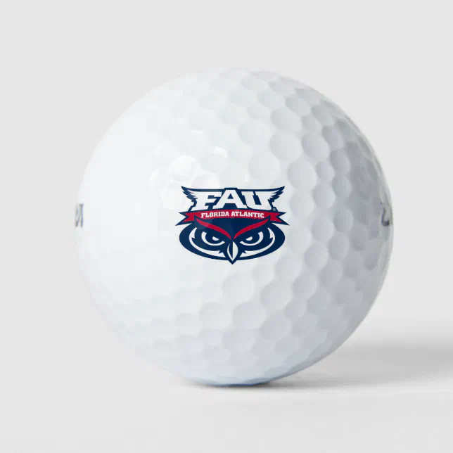 FAU Spirit Mark Golf Balls | Zazzle