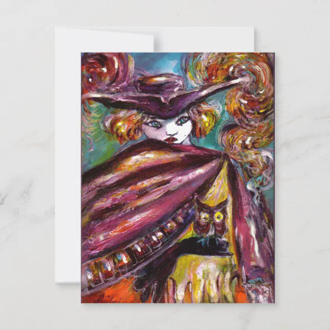 FAUST/ Mysterious Mask with Tricorn Costume Party Invitation | Zazzle