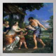 Faustulus entrusting Romulus and Remus Poster | Zazzle