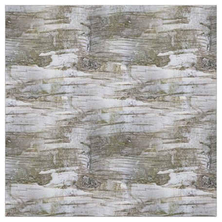 Birch bark pattern fabric | Zazzle