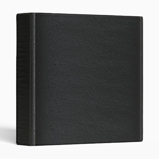 Faux Black Leather - Binder | Zazzle.com