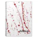 Faux Bloodstained Blood Spatter Notebook | Zazzle
