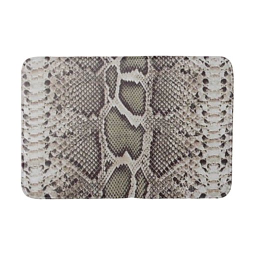 Faux Boa Constrictor Snake Skin Bathroom Mat | Zazzle
