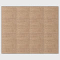 Faux Burlap Wrapping Paper | Zazzle