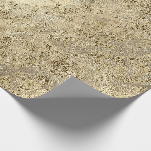 Faux Champaigne Rose Gold Marble Metallic Elegant Wrapping Paper | Zazzle