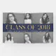 Faux Gold Class of 2018 Graduation Photo Collage Banner | Zazzle