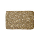 Shiny Gray And White Glitter Bathroom Mat | Zazzle.com