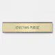 Faux Gold Modern Simple Template Home Long Door Sign | Zazzle