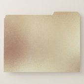 Faux gold plain minimalist simple chic golden file folder | Zazzle