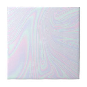 Holographic Decorative Ceramic Tiles | Zazzle