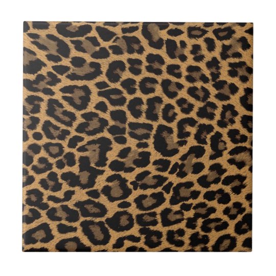 faux leopard print tile | Zazzle.com