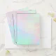 faux pastel rainbow glitter pocket folder | Zazzle