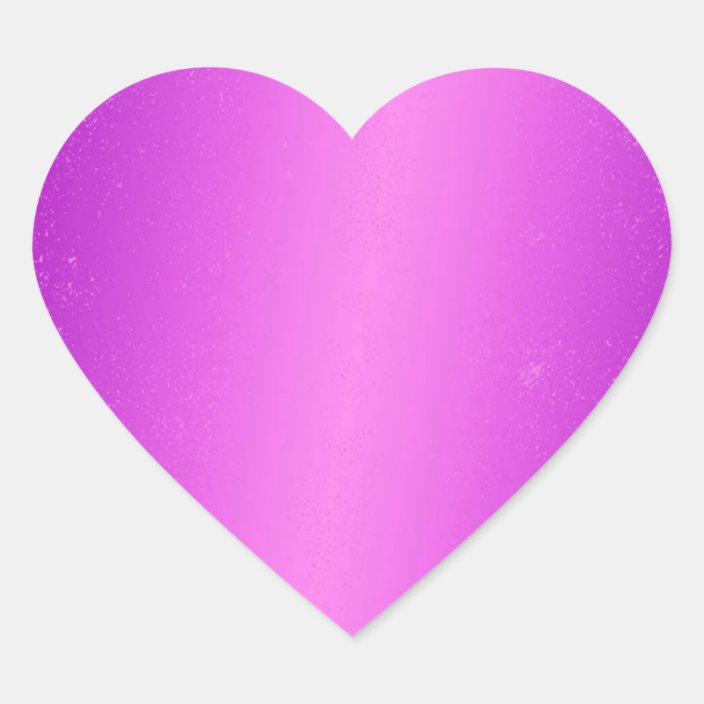 Faux Purple Blank Template Heart Sticker | Zazzle.com