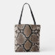 Faux Python Snake Skin All Over Print Tote Bag | Zazzle