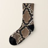 Faux Python Snake Skin Socks | Zazzle