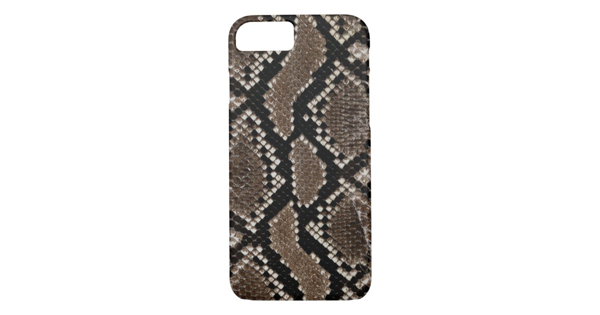 Faux Reticulated Python Snake Skin Case-Mate iPhone Case | Zazzle