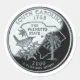 Faux South Carolina State Quarter Classic Round Sticker | Zazzle