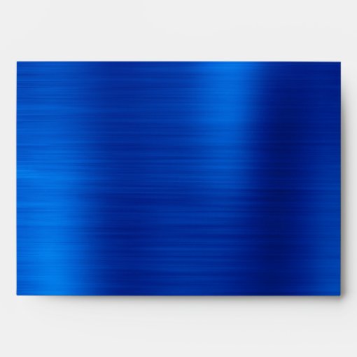 Faux Sparkly Silver Glitter Royal Blue Foil Envelope | Zazzle