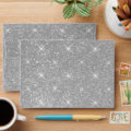 Faux sparkly silver glitter wedding envelopes | Zazzle