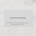 Faux Stainless Steel Inox Metal Look Business Card | Zazzle
