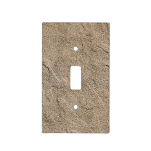 Faux Stone Light Switch - Switch Plate (Natural) | Zazzle