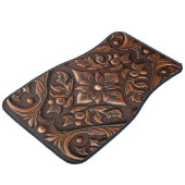 Faux Tooled Leather Car Floor Mat | Zazzle