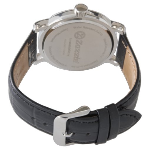 Faux Turquoise stone face watch | Zazzle