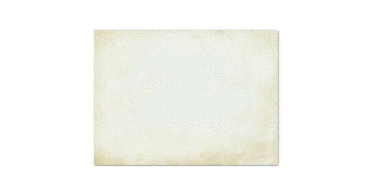 Faux Vintage Parchment Western Style Tissue Paper | Zazzle