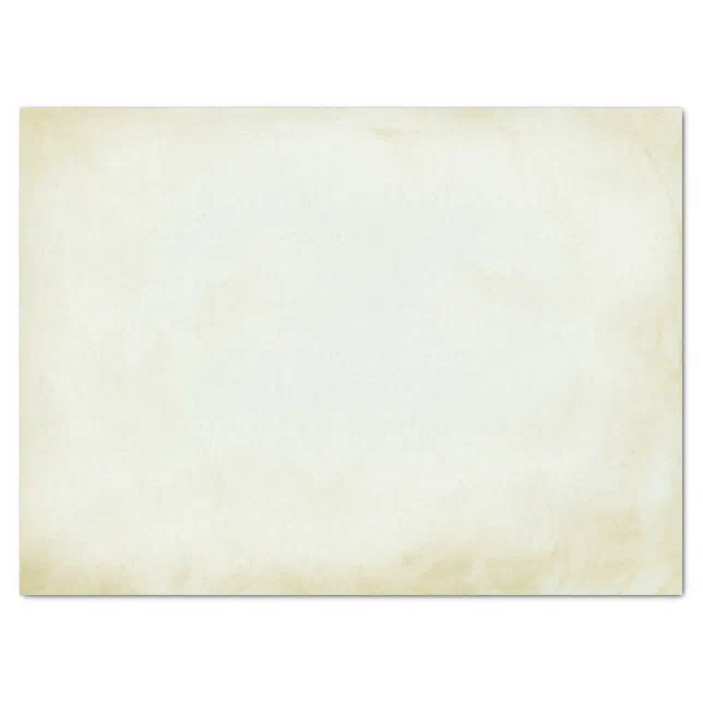 Faux Vintage Parchment Western Style Tissue Paper | Zazzle