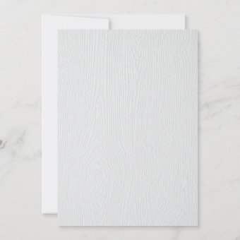 Faux wood embossed texture wedding invitation | Zazzle