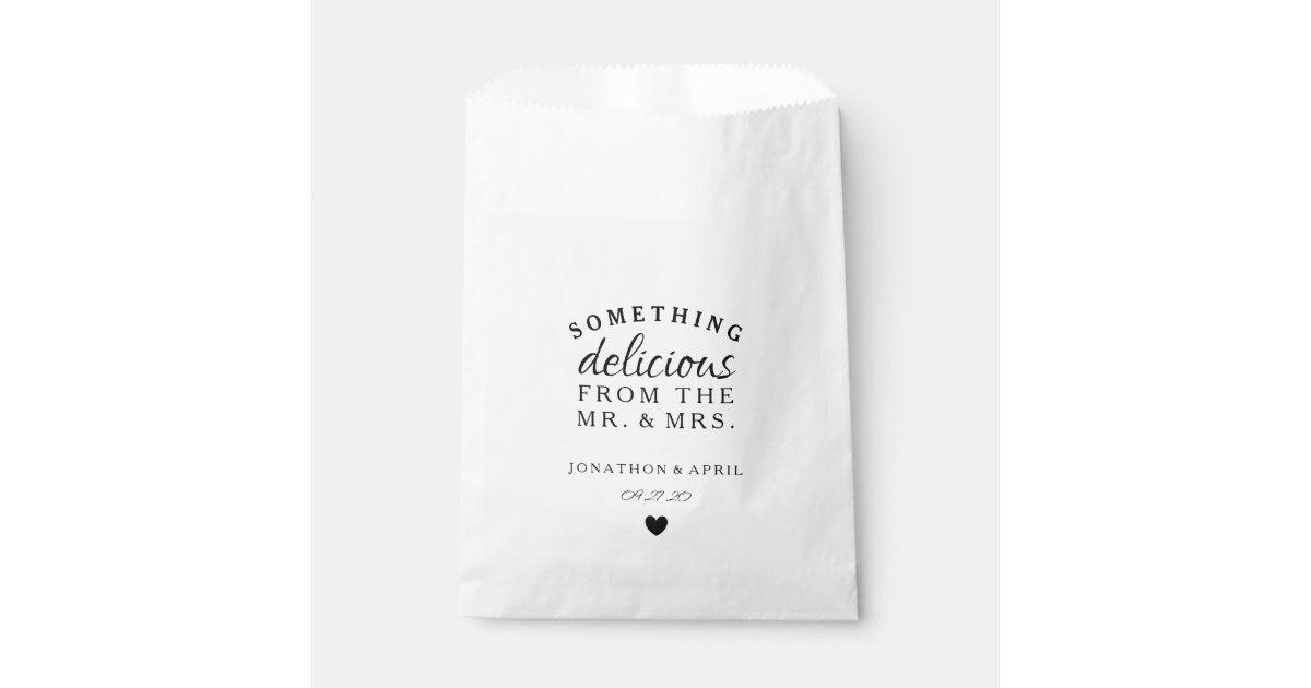 Favor Bag - Something Delicious | Zazzle
