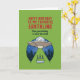 Favorite Earthling Alien UFO Pun Funny Birthday Card | Zazzle