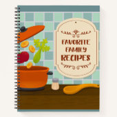 Favorite Family Recipes Notebook | Zazzle